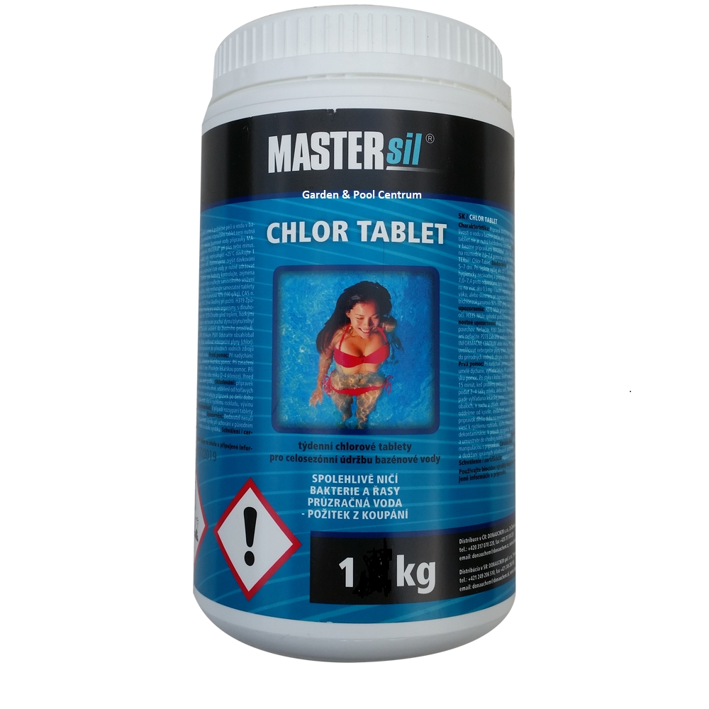 Chlór - tablet, 1kg| ROSSY.sk
